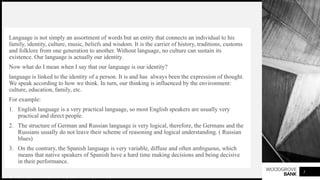 Language and identity | PPT