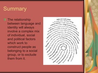 language and identity.ppt