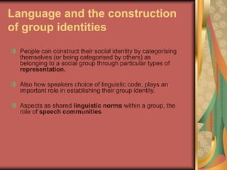 language and identity.ppt