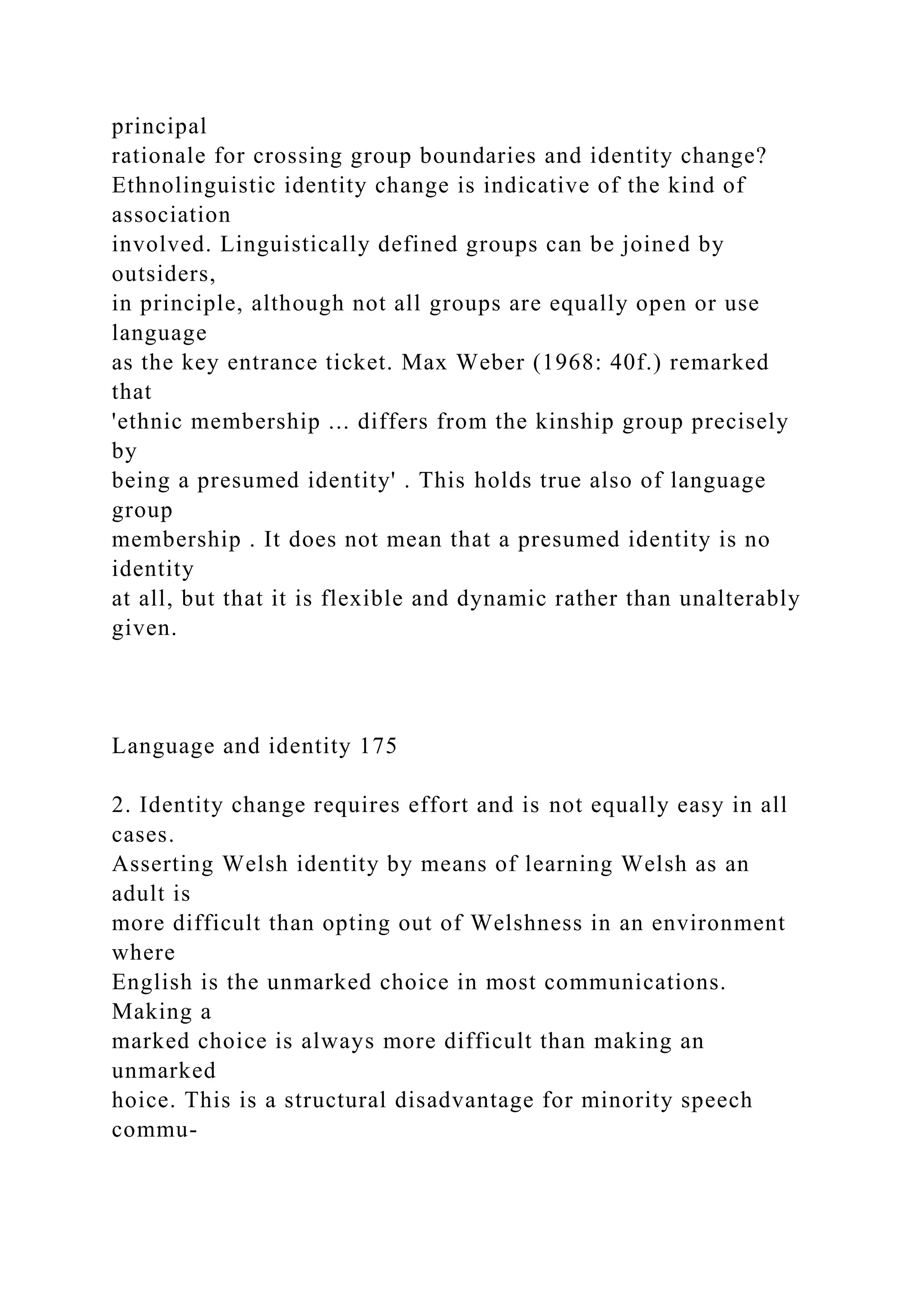 Language and identity - individual, social, national .docx