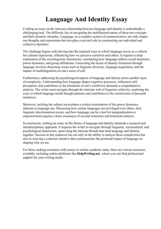 Language And Identity Essay.pdf