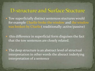 Language and its components | PPTX