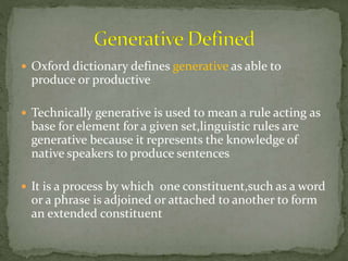 Language and its components | PPTX