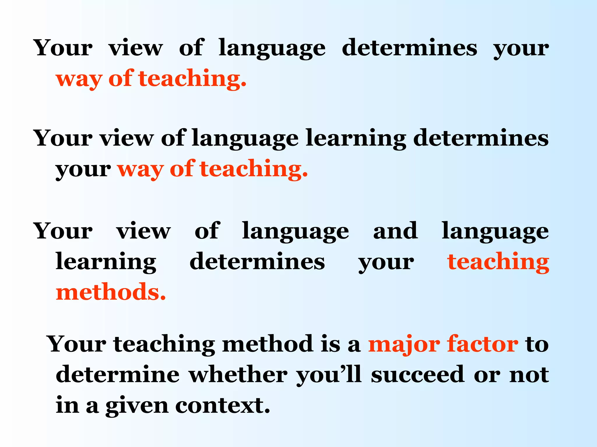 Language and language learning | PPT | Education