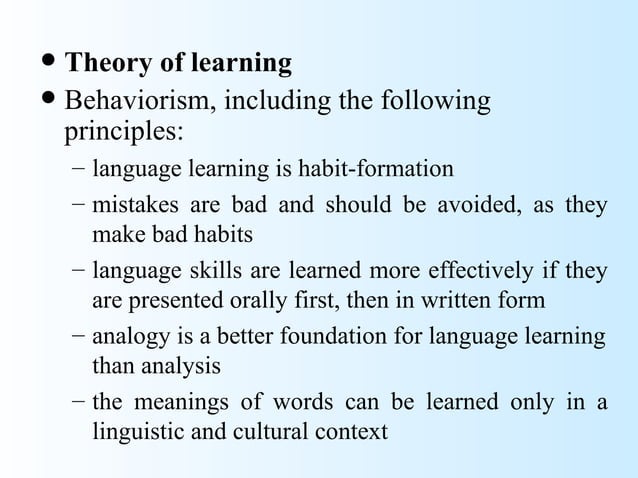 Language and language learning | PPT | Education