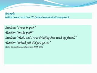 Language and linguistics error analysis | PPTX