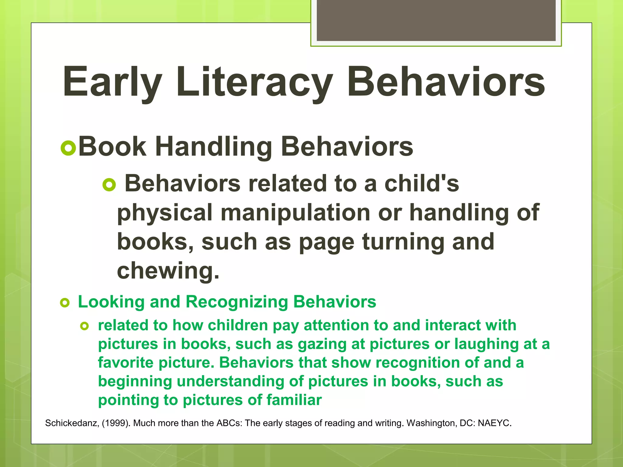 Language and literacy | PPTX