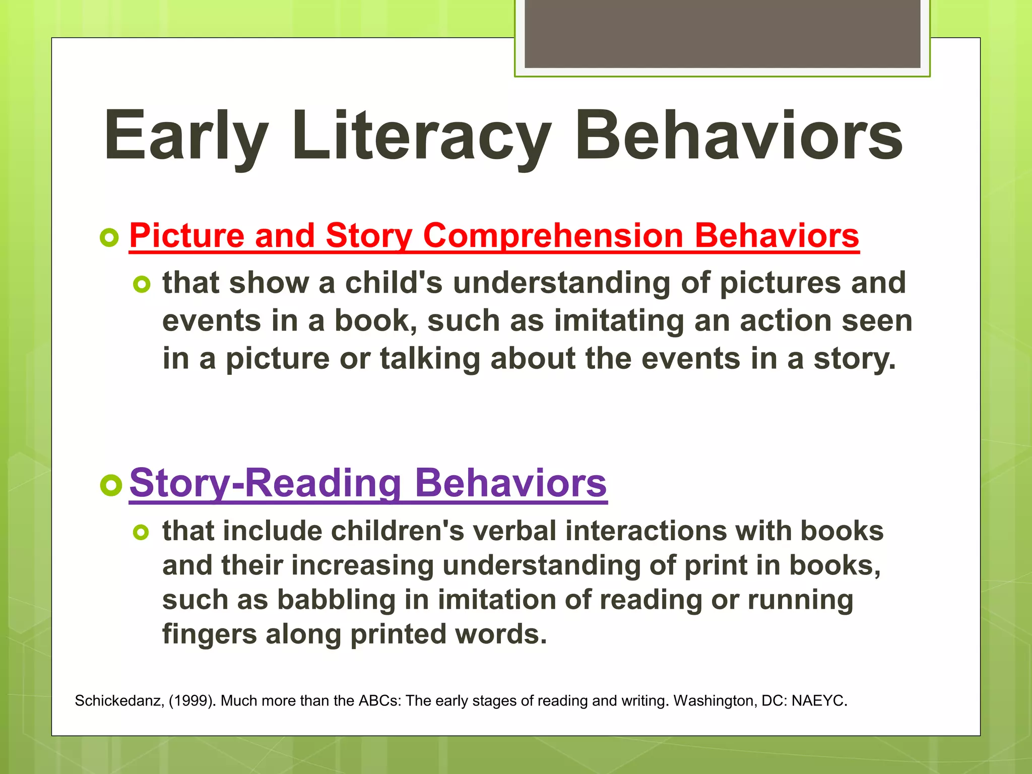 Language and literacy | PPTX