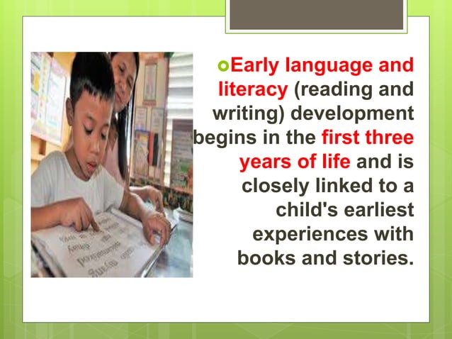 Language and literacy | PPTX | Parenting Babies and Toddlers | Parenting