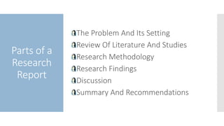 Language and Literature Research | PPTX