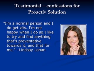 Testimonial Advertisement Proactive