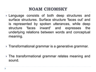 Language and mind | PPTX