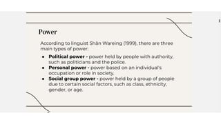 Language and Power, linguistics, words.pptx