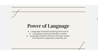 Language and Power, linguistics, words.pptx