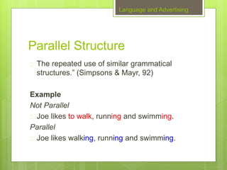 Language and Advertising - 2013 | PPTX