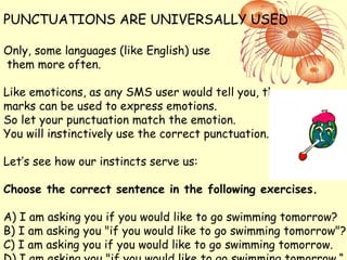 Language and punctuation | PPT