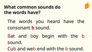 Language and Reading - Pronouncing words with b and p.pptx