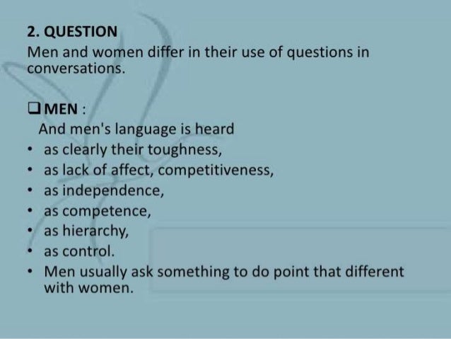 Language And Sex In Sociolinguistic