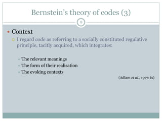 Language and Social Class | PPTX