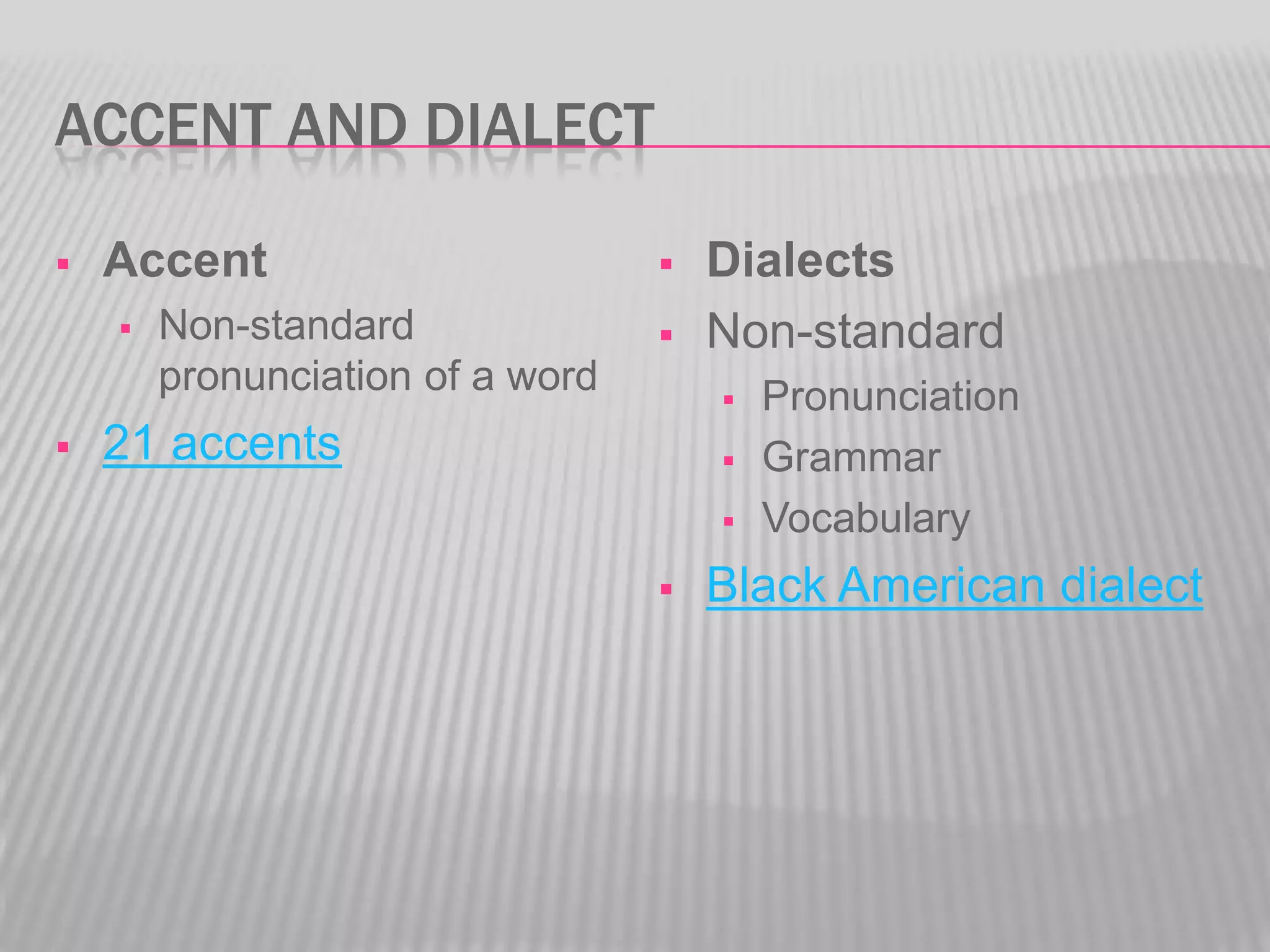 Language and social class | PPTX