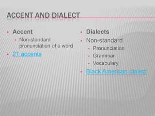 Language and social class | PPTX | Malls & Shopping Centers | Attractions