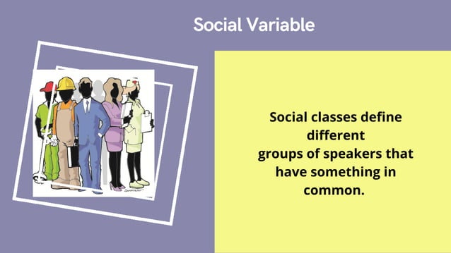 Language and social variation | PPT