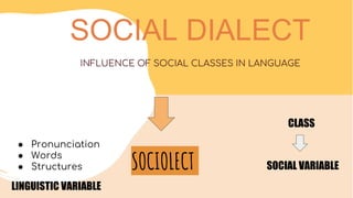 Language and social variation | PPTX