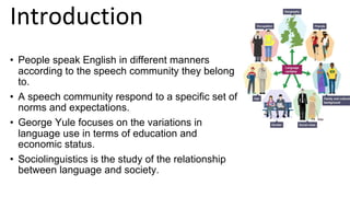 Language and social variation | PPT