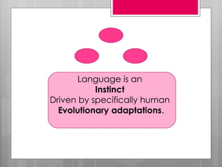 Language and speech development | PPT