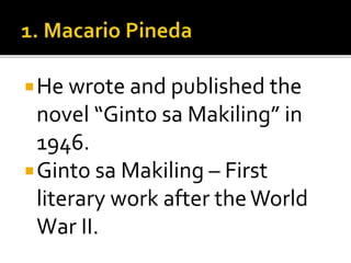 Language and Spelling H.S History of Philippine Literature during the ...