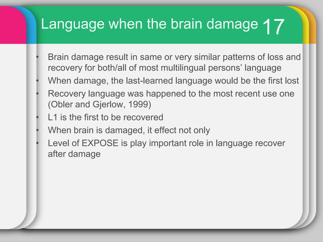 Language and the brain | PPTX | Brain and Nervous System Disorders ...