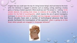 Language and the brain | PPTX