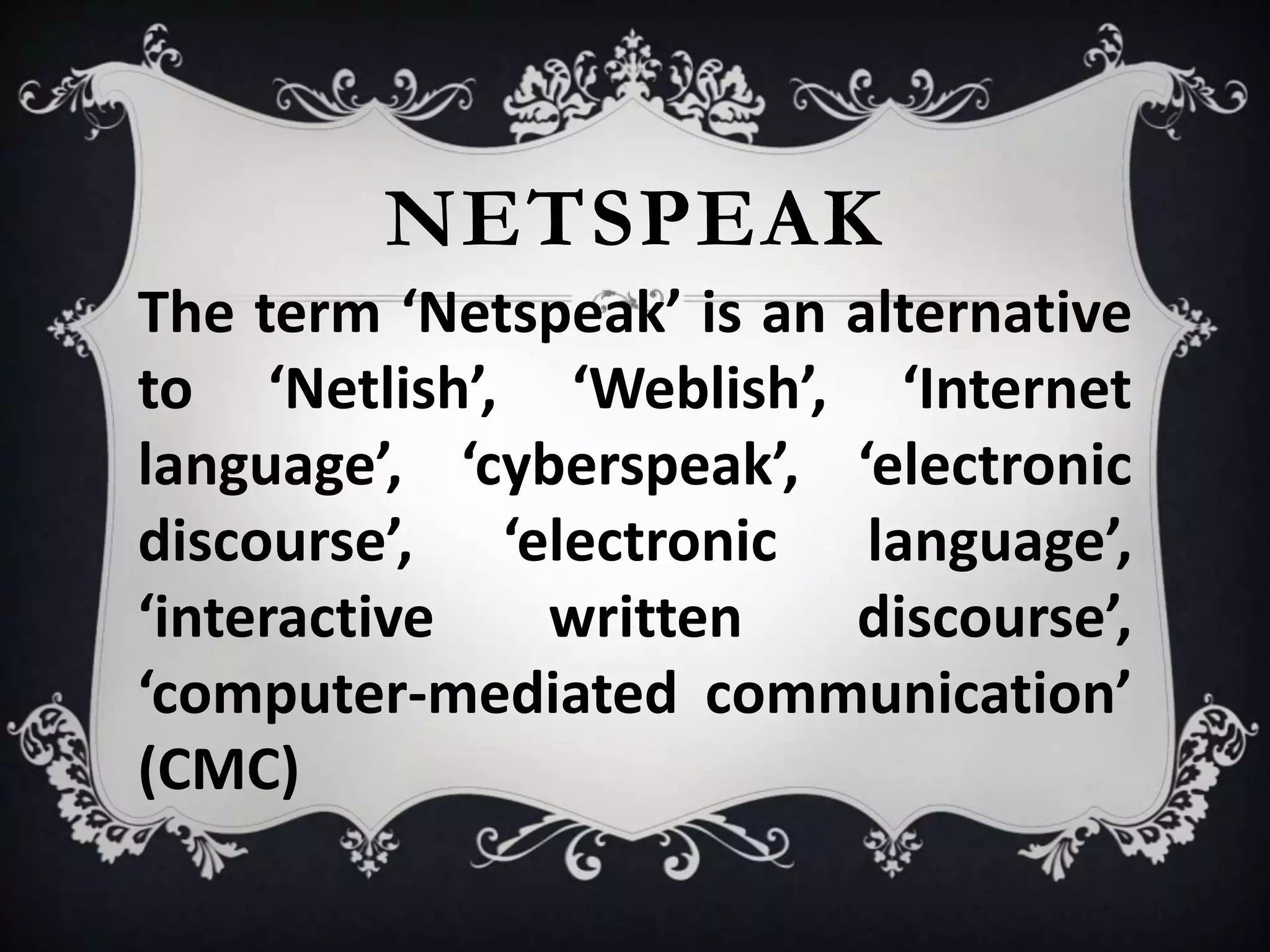 Language and the internet | PPTX