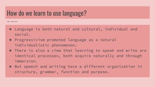 Language and written expression iv | PPTX