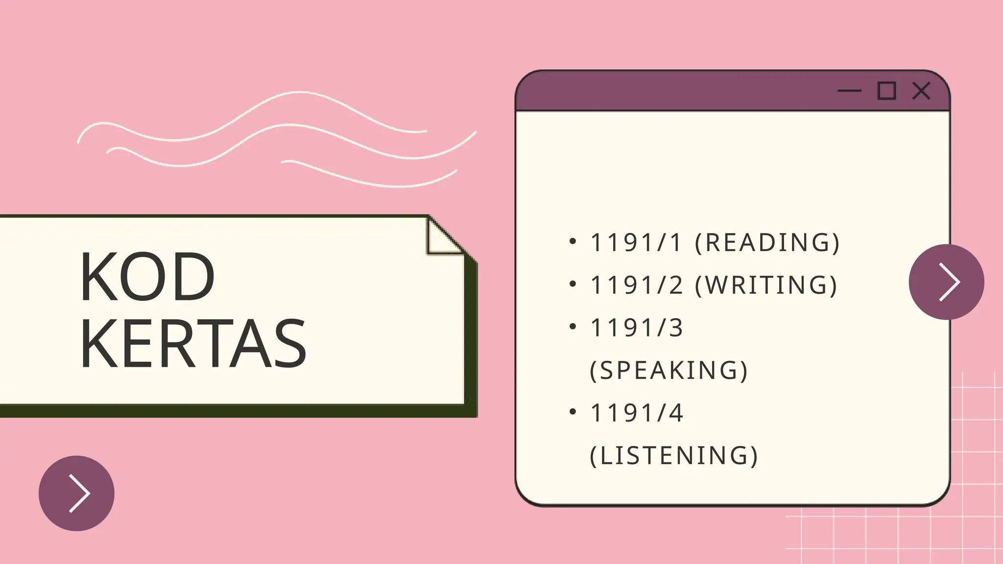 Language Class Description for Lower Form Students | PPT