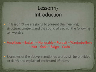 vocabulary workshop | PPT