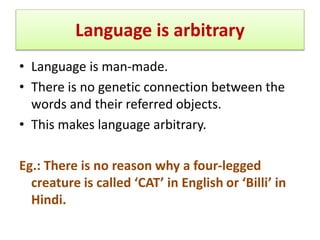 Language as a tool of comunication | PPTX