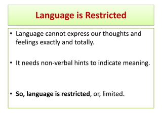 Language as a tool of comunication | PPTX