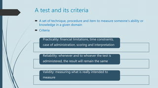 Language assessment | PPT
