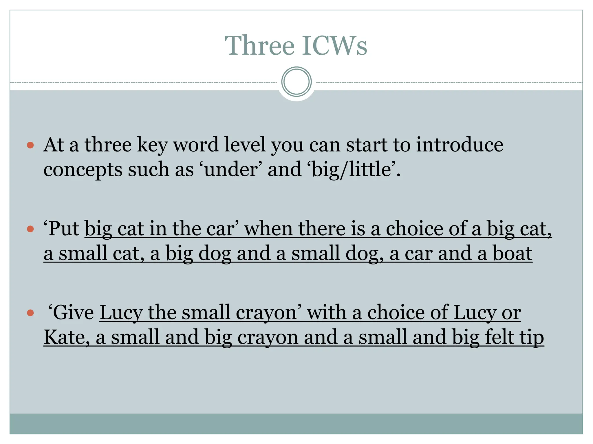 language assessment (icws) for childrens | PPTX