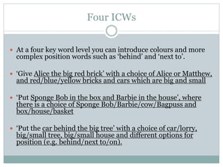 language assessment (icws) for childrens | PPTX