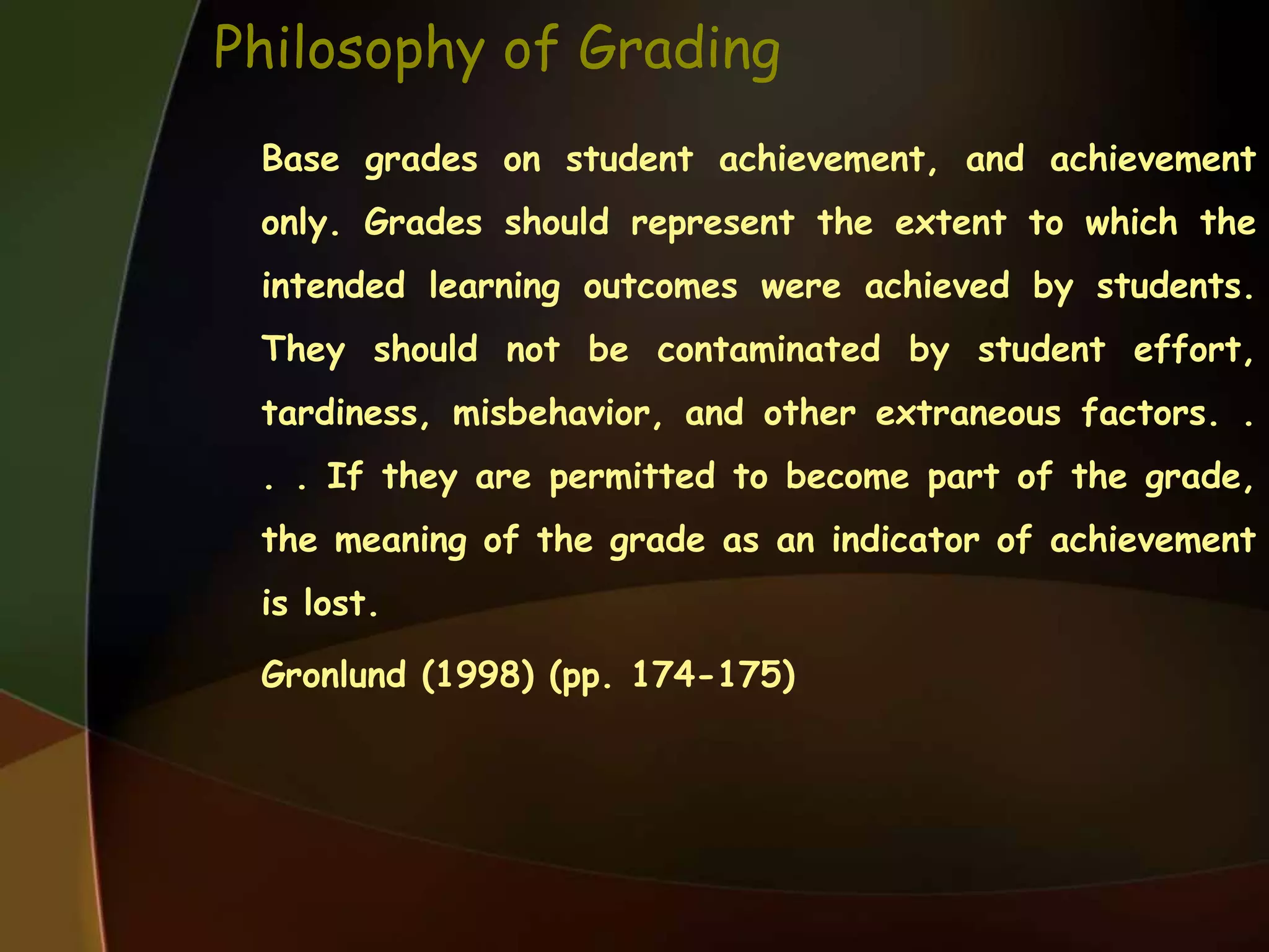 Language Assessment - Grading and Student Evaluation by EFL Learners | PPTX