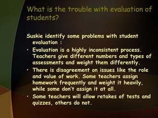 Language Assessment - Grading and Student Evaluation by EFL Learners | PPTX