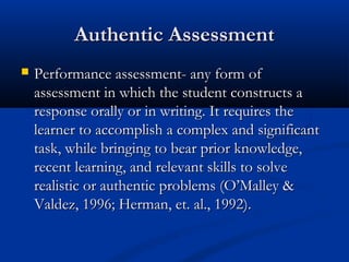 Introduction to Language Assessment by Brown | PPT