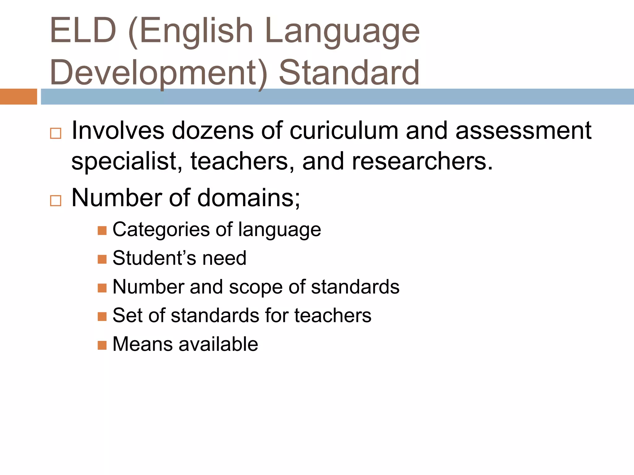 Language Assessment - Standards-Based Assessment by EFL Learners | PPTX
