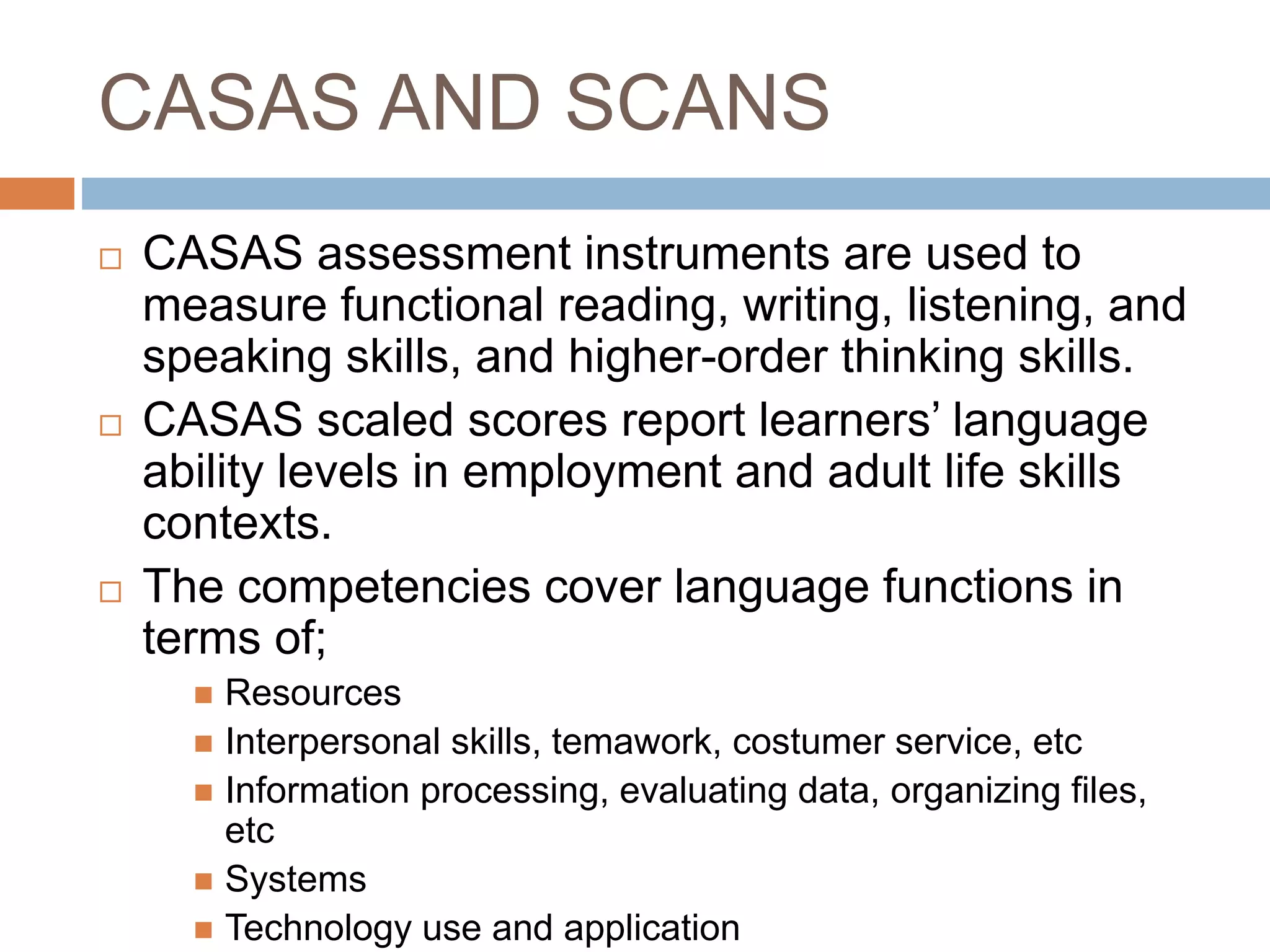 Language Assessment - Standards-Based Assessment by EFL Learners | PPTX