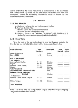 Language assessment for primary grades 2015 | PDF