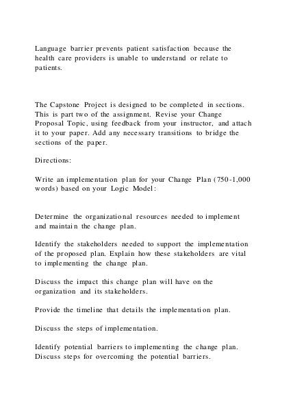 Language barrier prevents patient satisfaction because the health ca | PDF