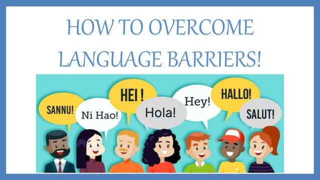 Language barriers | PPTX