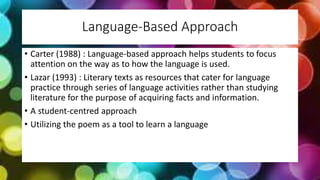 Language Based Apporach | PPTX